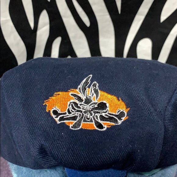 Warner Bros. | Accessories | 32 Six Flags Wile E Coyote Navy Blue Ivy ...
